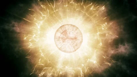 alien sphere in an aura background, spir... | Stock Video | Pond5