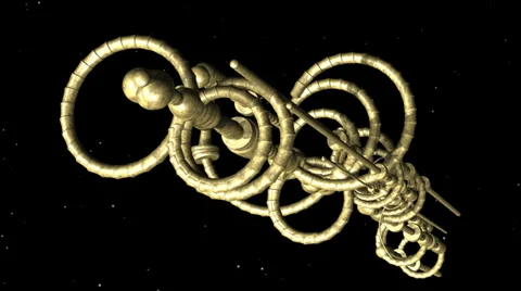 alien structure animation | Stock Video | Pond5