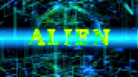Pixel Art Alien Stock Video Footage | Royalty Free Pixel Art Alien ...