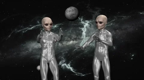Aliens In Space , Animation | Stock Video | Pond5
