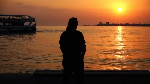Lonely Guy Sunset