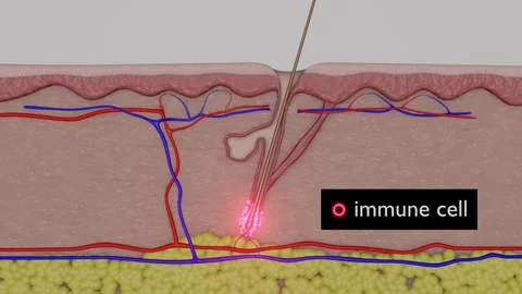 Alopecia areata | Animation of hair loss... | Stock Video | Pond5