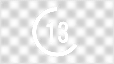 The Countdown Alpha Channel Stock Video Footage | Royalty Free The Countdown Alpha Channel ...