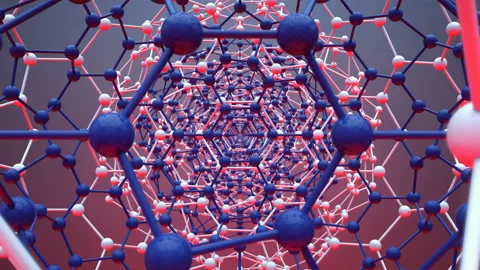 Alpha channel.Looping Atom Cell and Mole... | Stock Video | Pond5