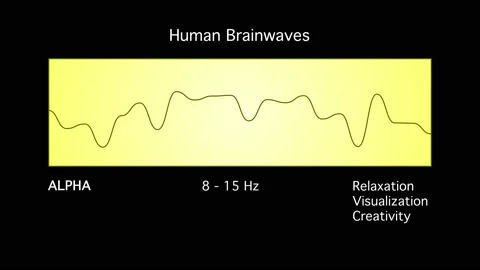 Alpha Human Brain Waves Diagram Illustra... | Stock Video | Pond5