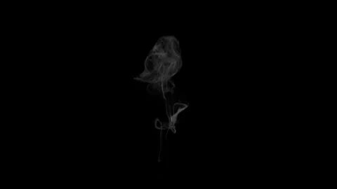 Alpha smoke on dark background | Stock Video | Pond5