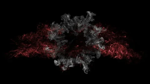 Alpha smoke explosion shock wave and abs... | Stock Video | Pond5