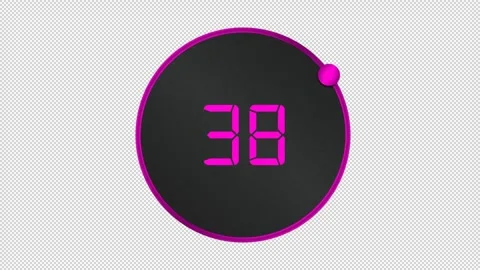 Countdown Timer Overlay Stock Footage ~ Royalty Free Stock Videos | Pond5