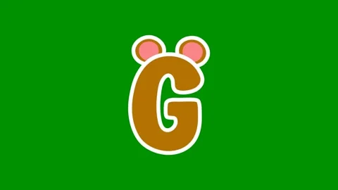 alphabet animation from A-Z on green scr... | Stock Video | Pond5