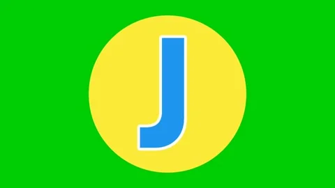 Alphabet J Capital letter Animation Mot... | Stock Video | Pond5