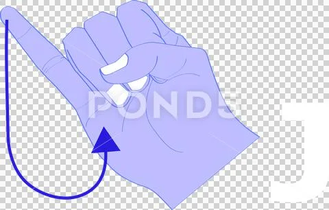 Alphabet J sign language hand for deaf and dumb person communication ...
