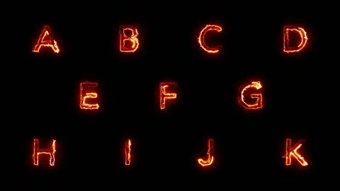 Alphabet Letters Abstract Animation Set ... | Stock Video | Pond5