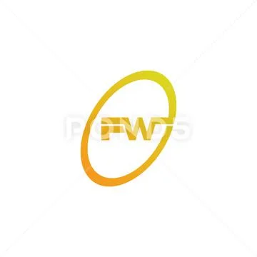 Alphabet letters Initials Monogram logo FW, WF, F and W: Graphic #215438293