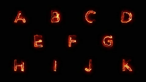 Alphabet Letters Pack with Electricity E... | Stock Video | Pond5