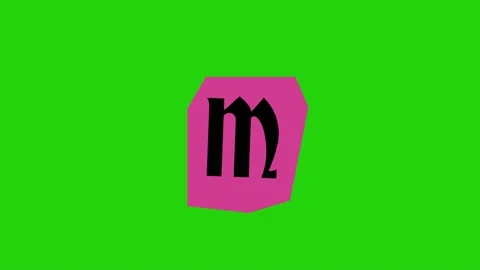 Alphabet M - Ransom note Animation paper... | Stock Video | Pond5