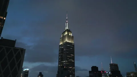 alt evening flying backwards reveal of m... | Stock Video | Pond5