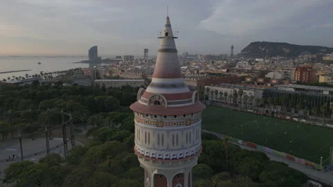 alt flying counter clockwise around icon... | Stock Video | Pond5