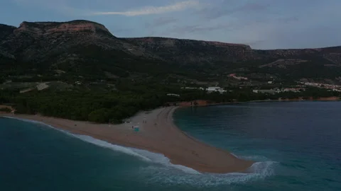 alt sunset flying counter clockwise arou... | Stock Video | Pond5