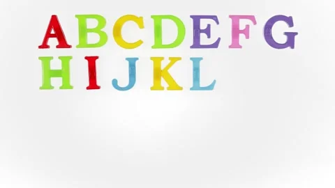 alternate appearance of letters of the E... | Stock Video | Pond5