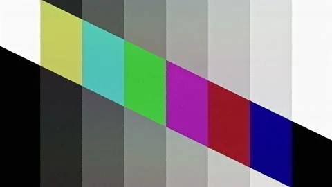 Alternate TV Test Screen with Glitch and... | Stock Video | Pond5