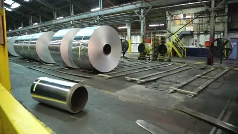 Aluminum Manufacturing plant | Stock Video | Pond5