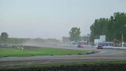 Amateur racing in Argentina countryside ... | Stock Video | Pond5
