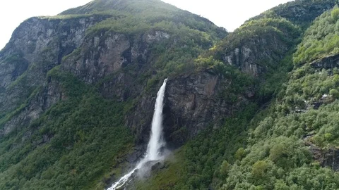 Amazing Aerial Slow Motion View of Water... | Stock Video | Pond5