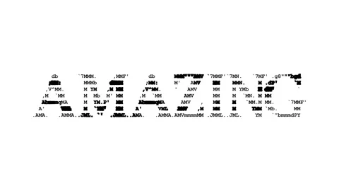 Amazing ascii word animation loop on whi... | Stock Video | Pond5