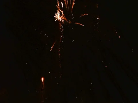 Amazing fireworks display | Stock Video | Pond5