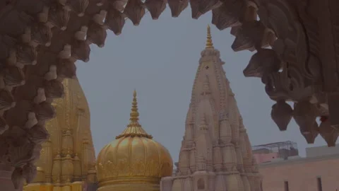 Amazing Kashi Vishwanath Dham Temple Var... | Stock Video | Pond5