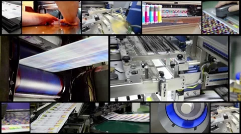 amazing print industry montage. video wa... | Stock Video | Pond5