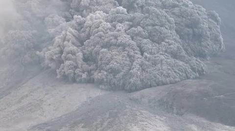 Amazing Pyroclastic Flow Volcanic Erupti... | Stock Video | Pond5