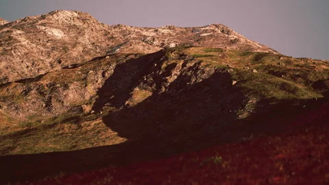 amazing scenery of colored mountain and ... | Stock Video | Pond5