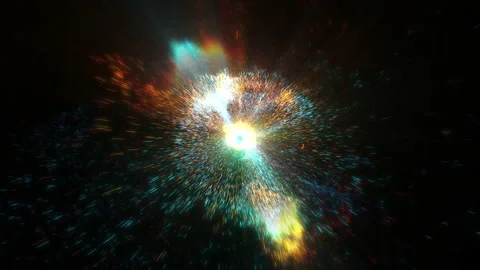 Amazing Space Journey Of The Film Galact... | Stock Video | Pond5