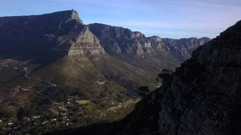 Amazing Table Mountain, revealed from be... | Stock Video | Pond5