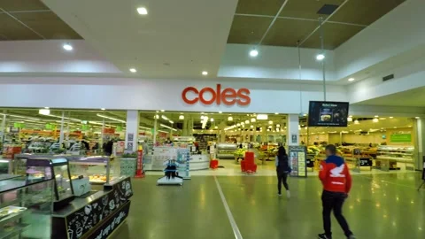 A amazing video of entry to the Coles su... | Stock Video | Pond5