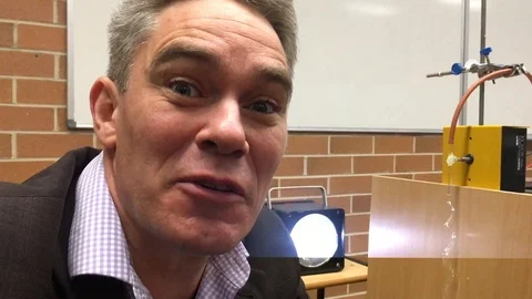 Amazing wiggly water wave created by opt... | Stock Video | Pond5