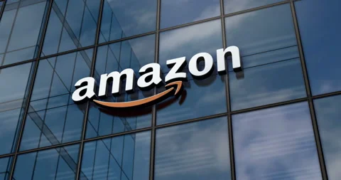 Amazon company headquarters glass buildi... | Stock Video | Pond5