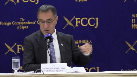 Ambassador of Israel to Japan condemns H... | Stock Video | Pond5