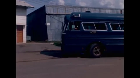 An ambulance bus approaches a military t... | Stock Video | Pond5