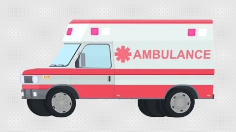 Ambulance car. Animation of the resuscit... | Stock Video | Pond5