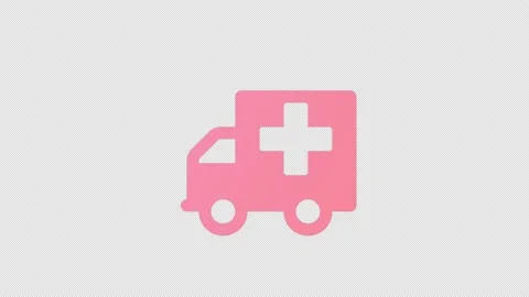 ambulance car Icon loop Animation video ... | Stock Video | Pond5