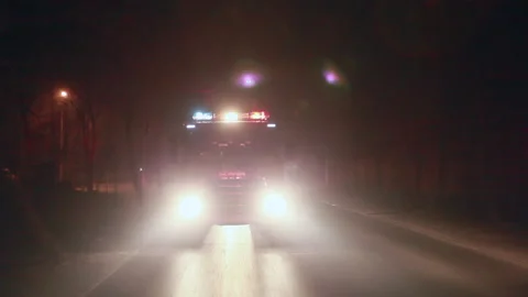 Fire Truck Night Stock Videos – Royalty-Free HD & 4K Videos