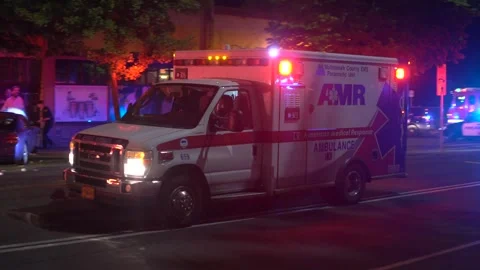 Ambulance Leaving Stock Footage ~ Royalty Free Stock Videos | Pond5