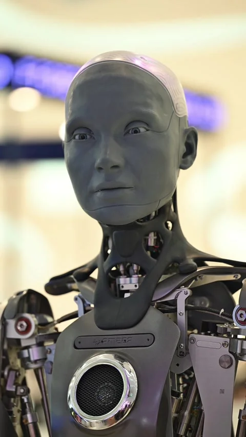 Ameca, the world’s most advanced human... | Stock Video | Pond5