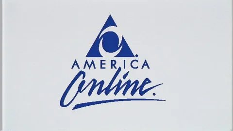 America Online Logo 80s 90s Animation VH... | Stock Video | Pond5