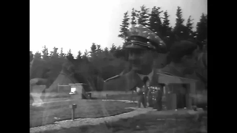 American and German military men build c... | Stock Video | Pond5