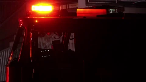 American Fire Truck Front Cab with Light... | Stock Video | Pond5