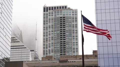 Fog American Flag Stock Videos – Royalty-Free HD & 4K Videos