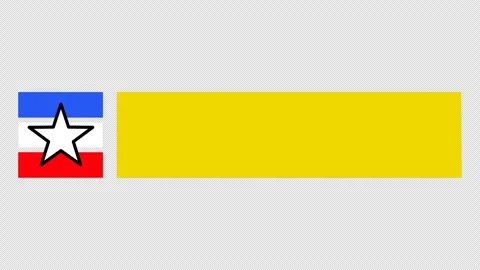 American Flag Color Lower Third Animatio... | Stock Video | Pond5